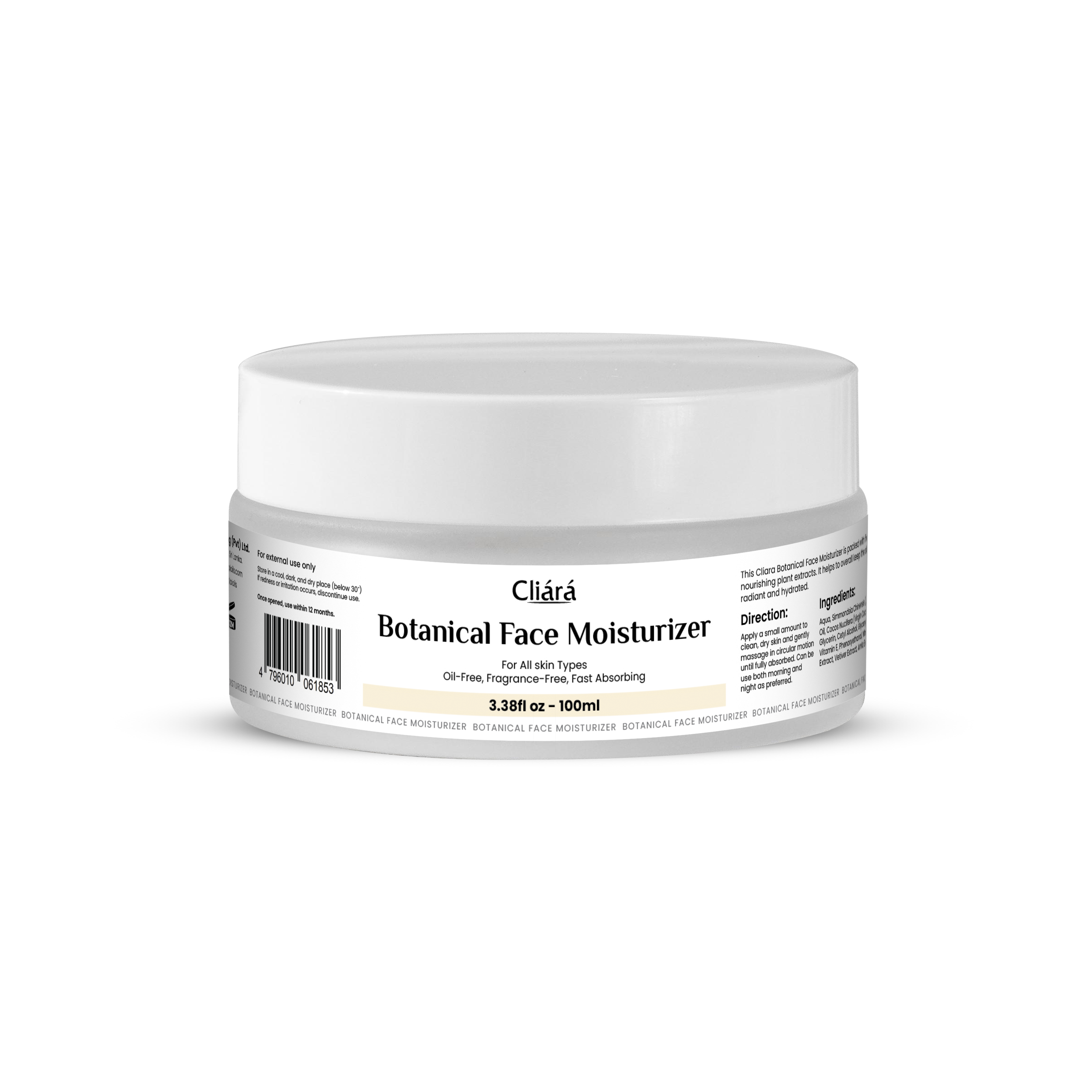 Botanical Face Moisturizer – Cliara Essential Oils